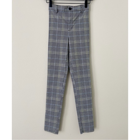 Garage | Pants & Jumpsuits | Garage Size Small High Waist Plaid Skinny ...